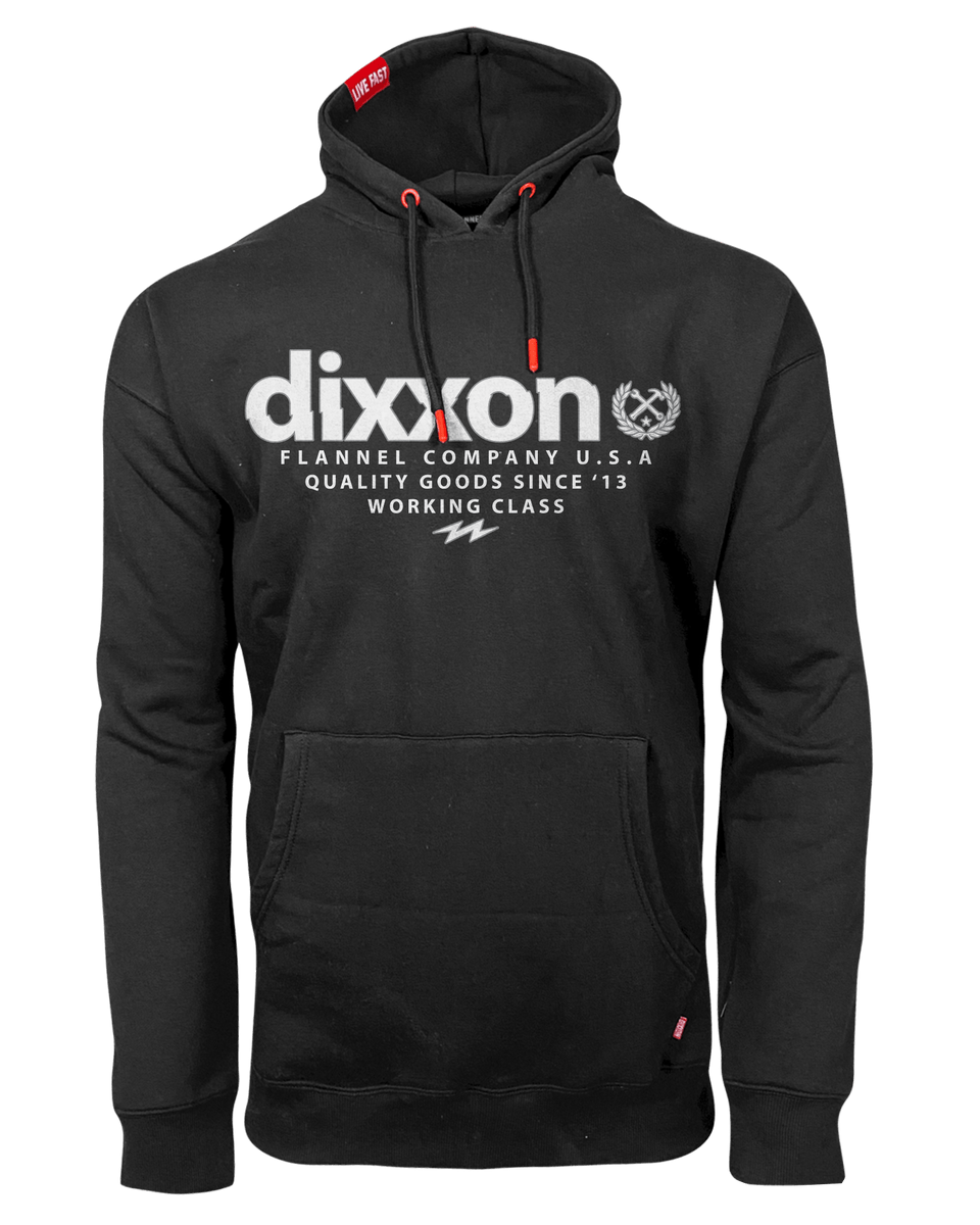 Menss White Goods Pullover Hoodie Black Dixxon Flannel Co