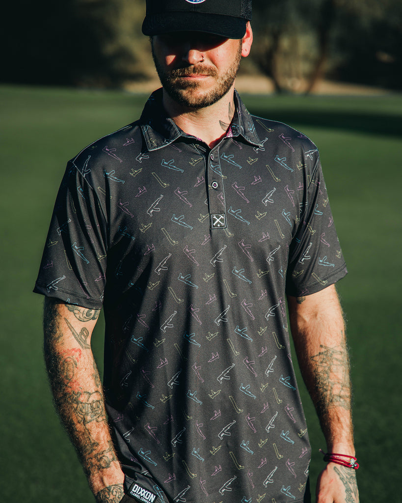Men's Pew Pew Party Polo | Dixxon Flannel Co.