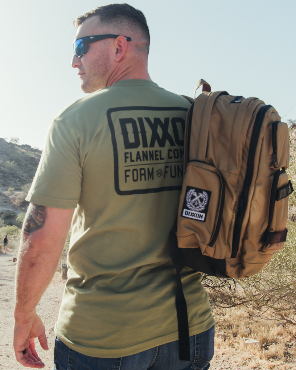 Men's Black Classic Logo T-Shirt - O.D. Green | Dixxon Flannel Co.