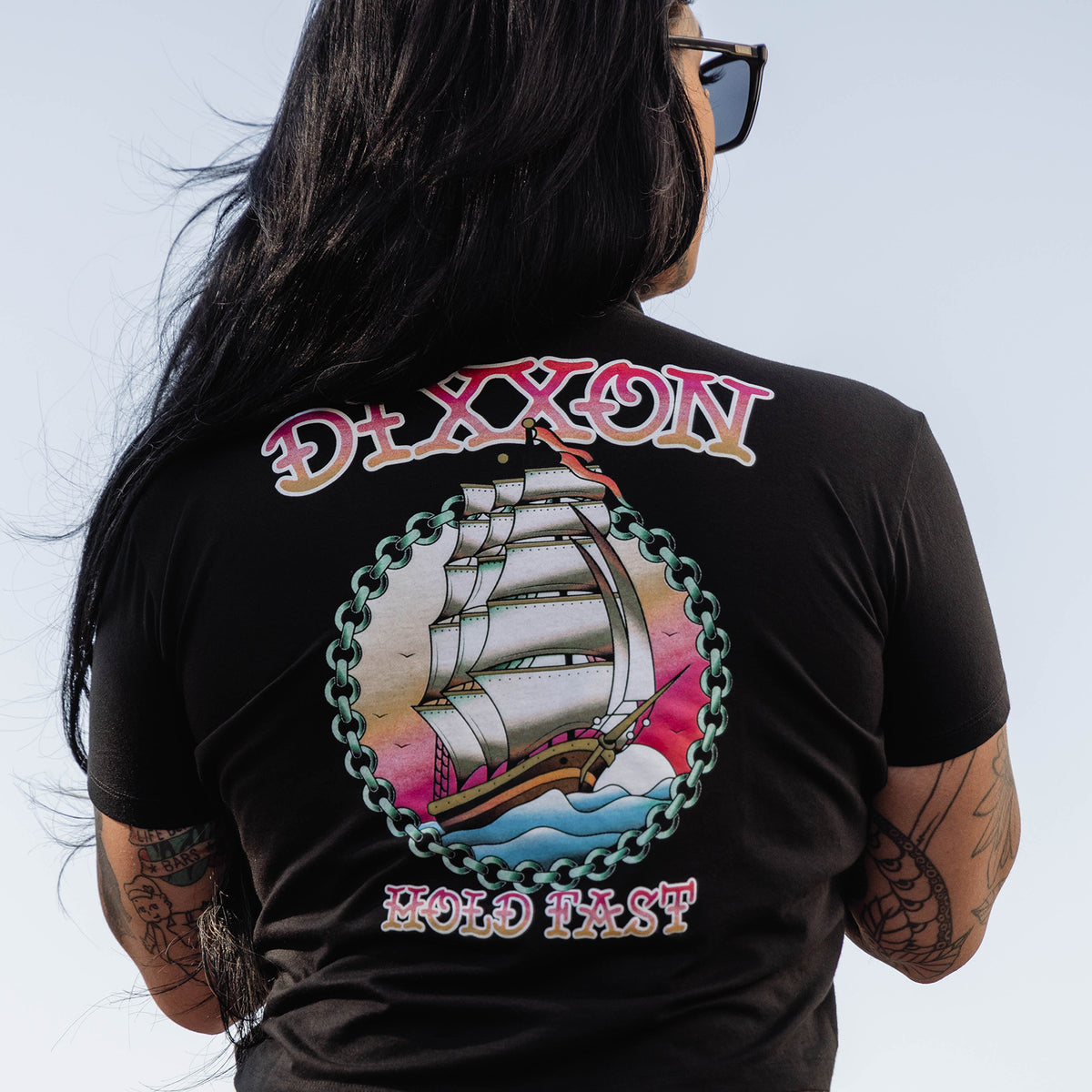 Women's Hold Fast Crop Top - Black | Dixxon Flannel Co.