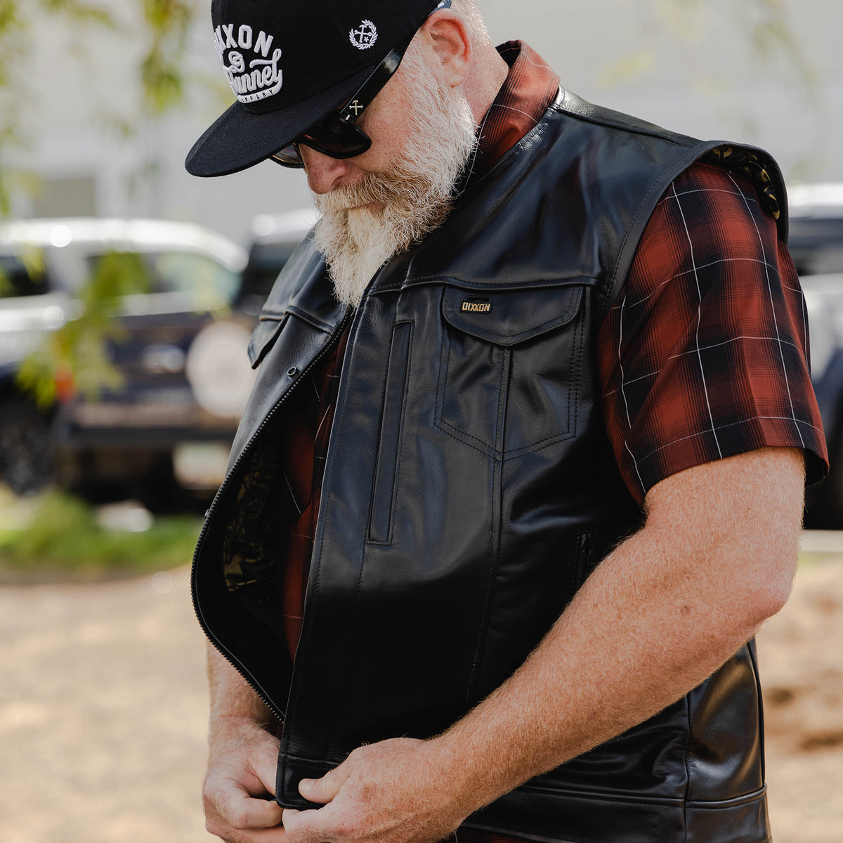 Walker Leather Vest - Black | Dixxon Flannel Co.