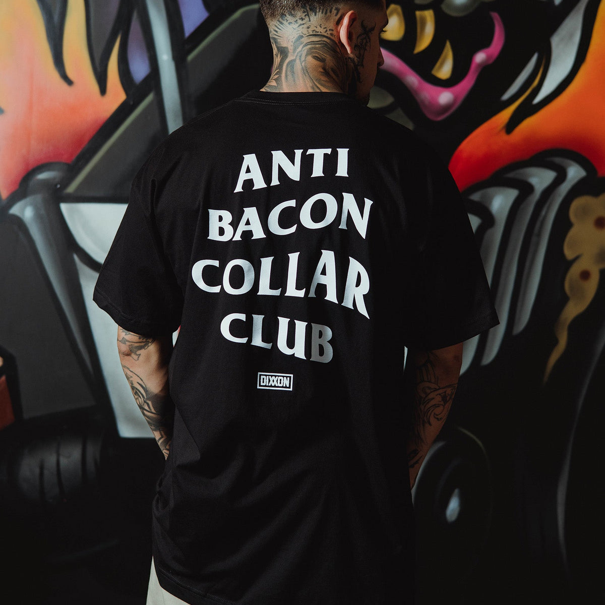 Anti Bacon Collar Club T-Shirt - Black | Dixxon Flannel Co.