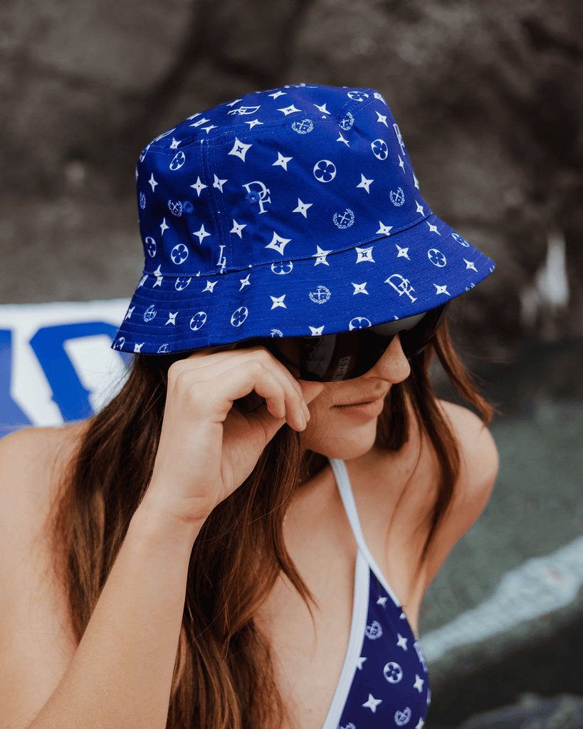 Bougie Reversible Bucket Hat - Blue | Dixxon Flannel Co.