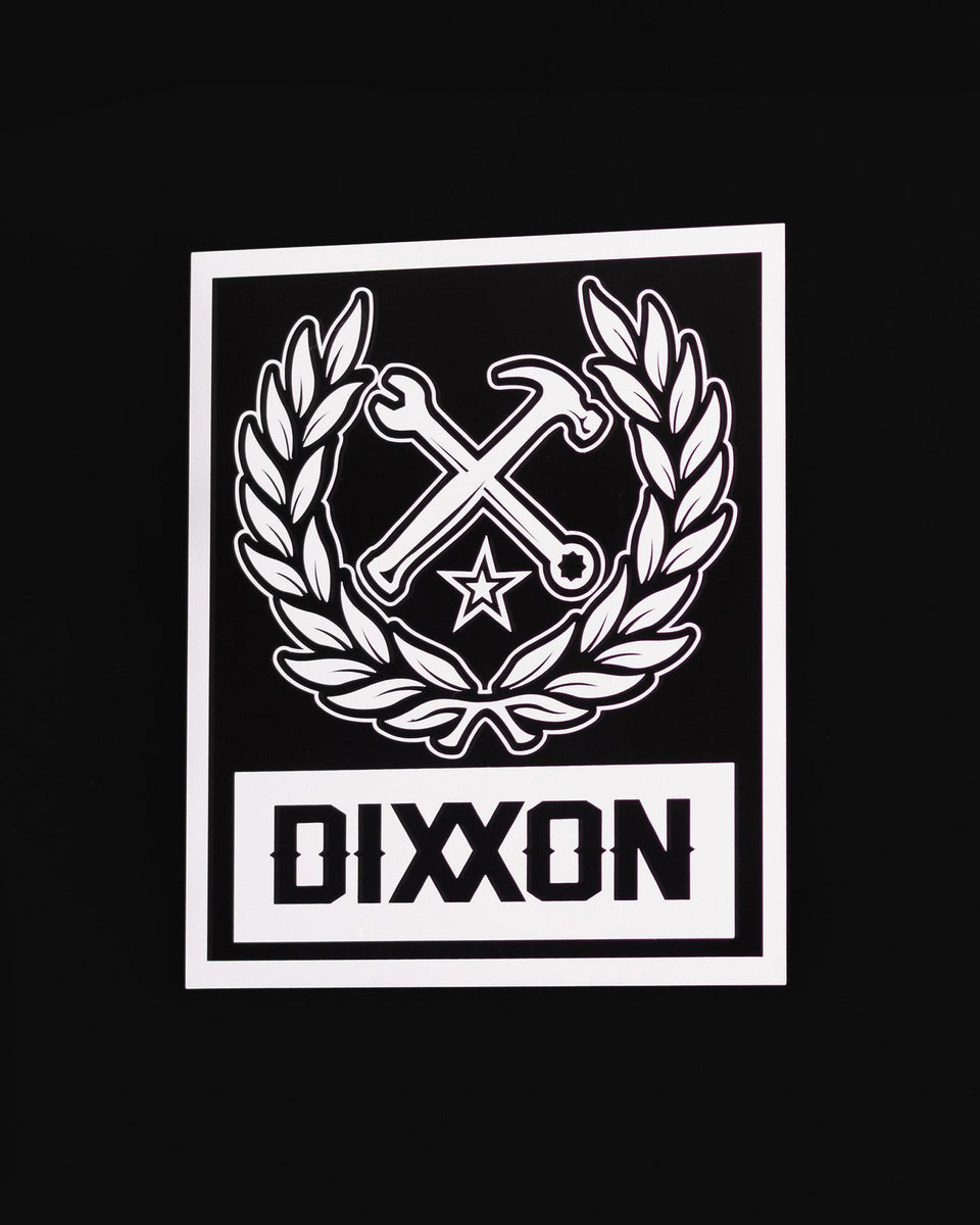 Box Crest 12" Die Cut Sticker | Dixxon Flannel Co.