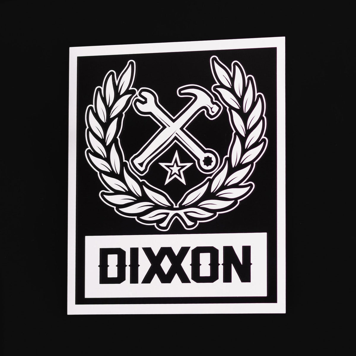 Box Crest 6" Die Cut Sticker | Dixxon Flannel Co.