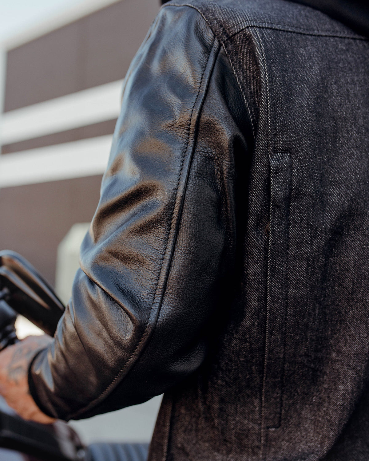 Dillinger Denim & Leather Jacket - Black | Dixxon Flannel Co.