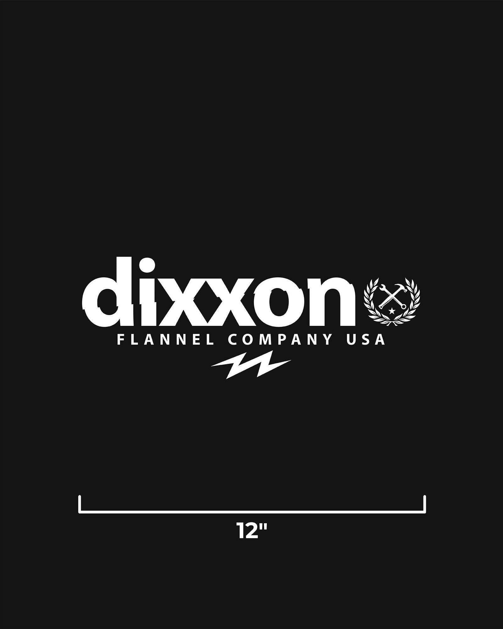 Dixxon Goods 12" Die Cut Sticker | Dixxon Flannel Co.