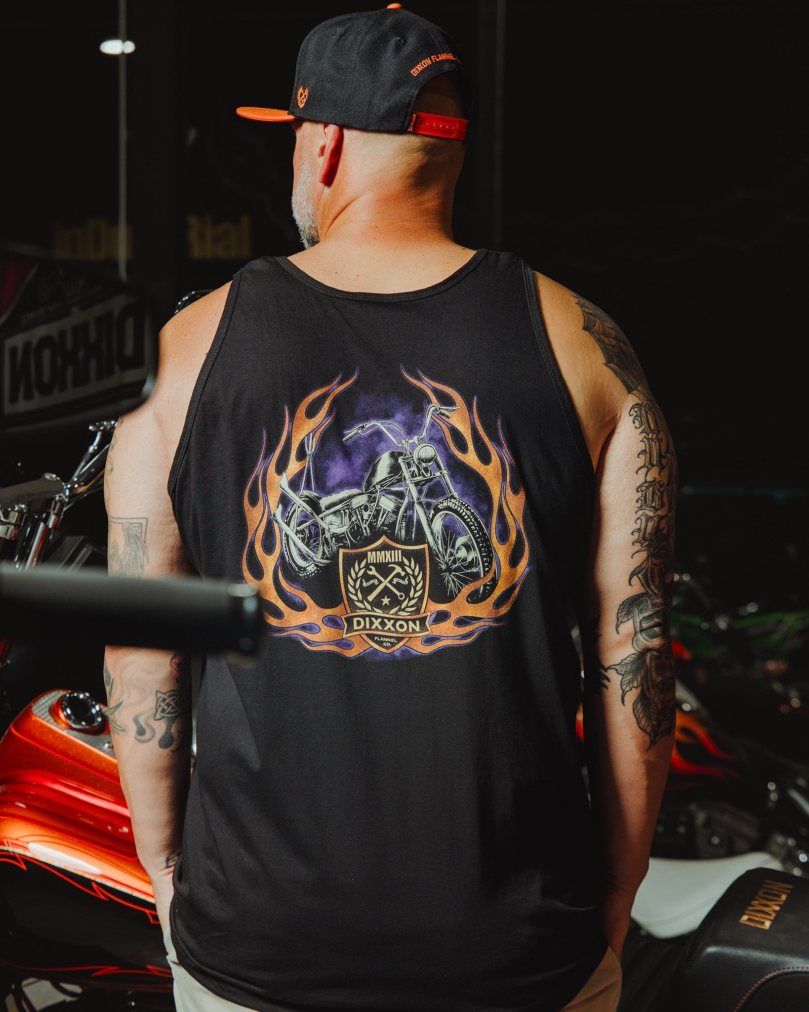 Fire Crest Tank - Black | Dixxon Flannel Co.