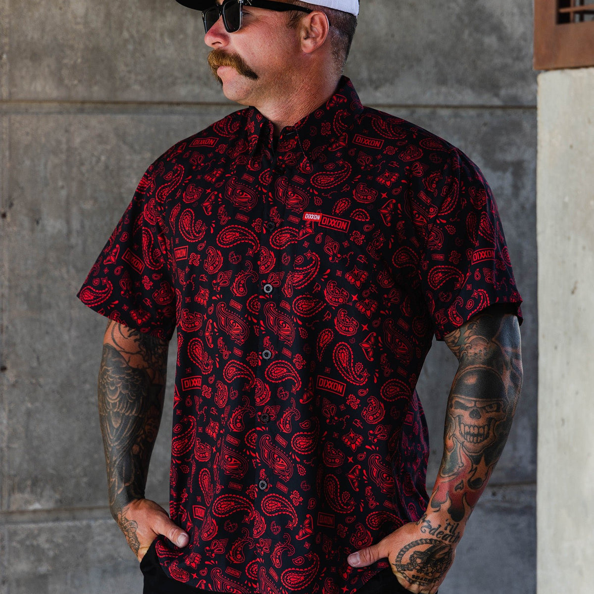 Hankie Party Shirt - Black & Red | Dixxon Flannel Co.