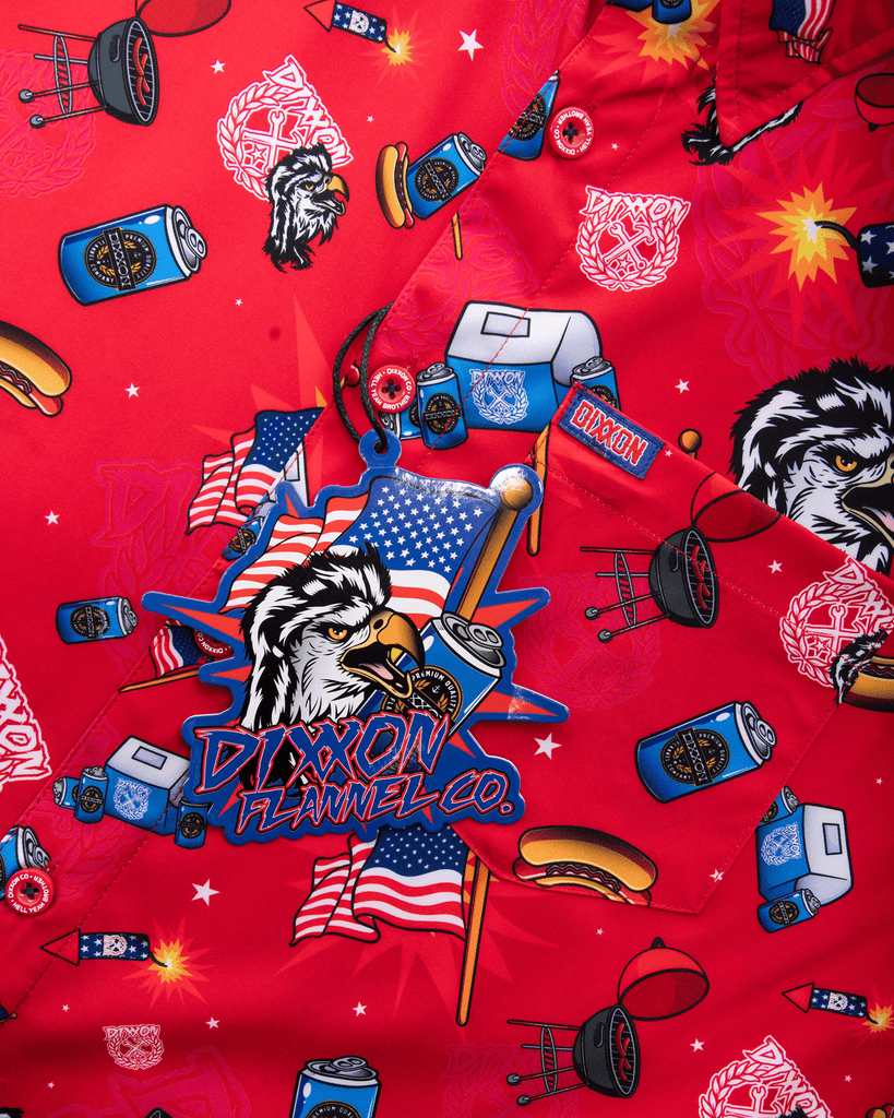 Mens Hell Yeah Brother Short Sleeve Dixxon Flannel Co