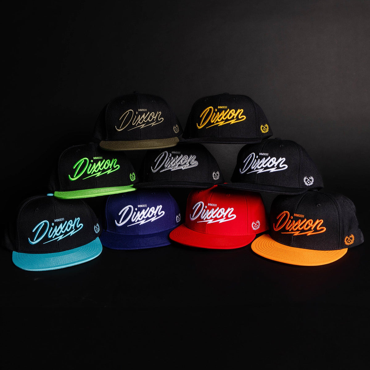 Lightning Script Flat Bill Snapback | Dixxon Flannel Co.
