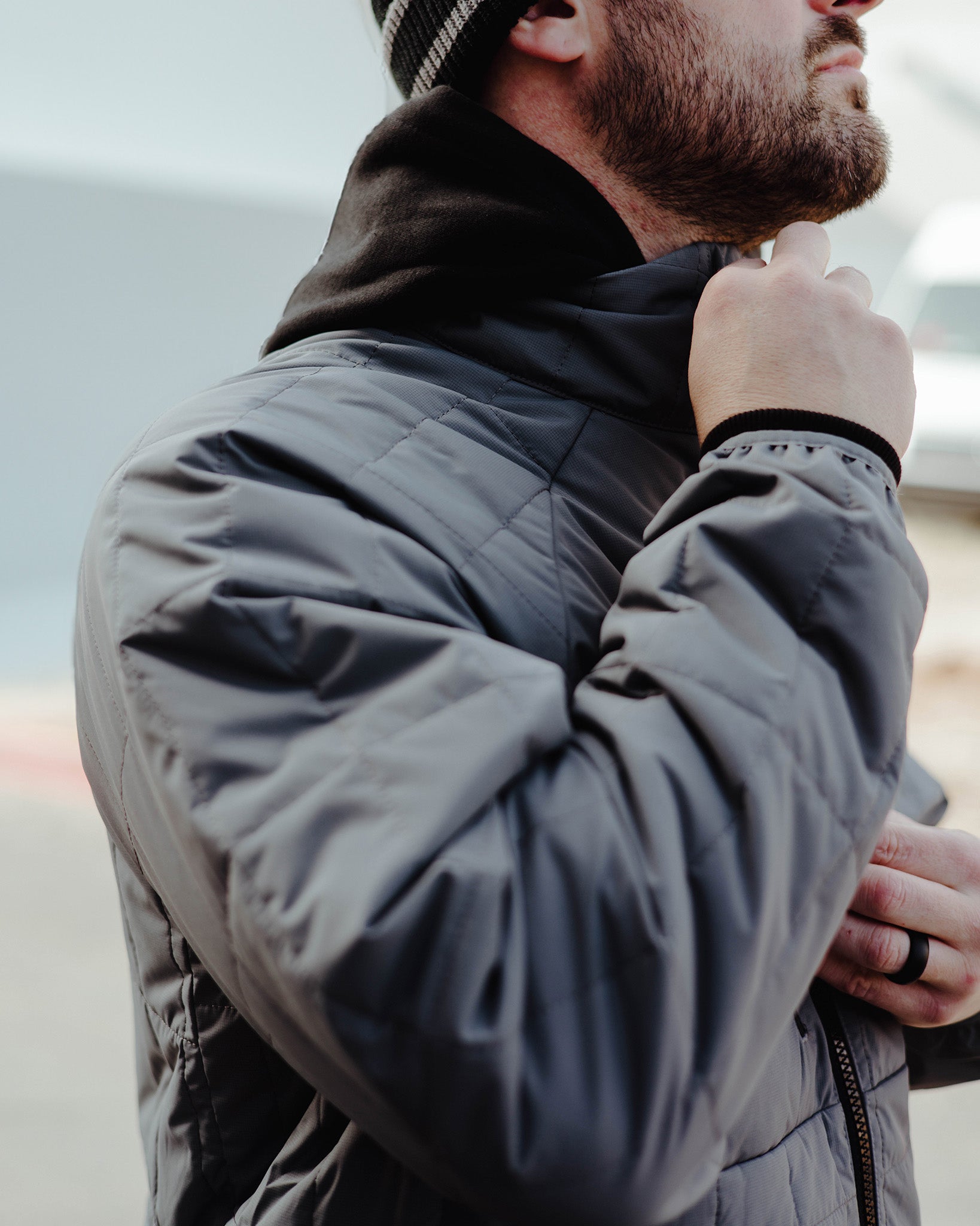 Nomad Puffer Jacket - Gray | Dixxon Flannel Co.