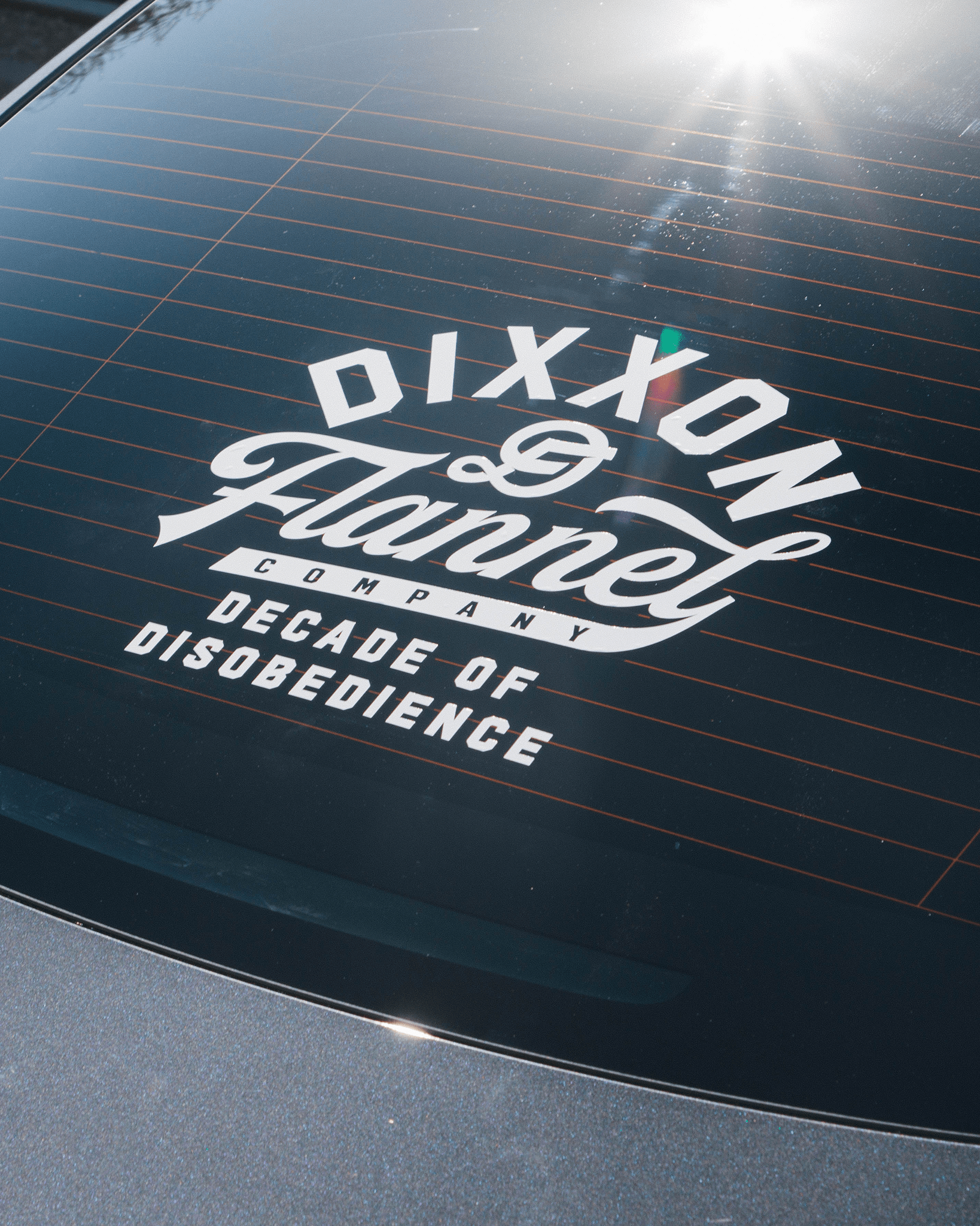 Pastime Die Cut Sticker - 12" | Dixxon Flannel Co.