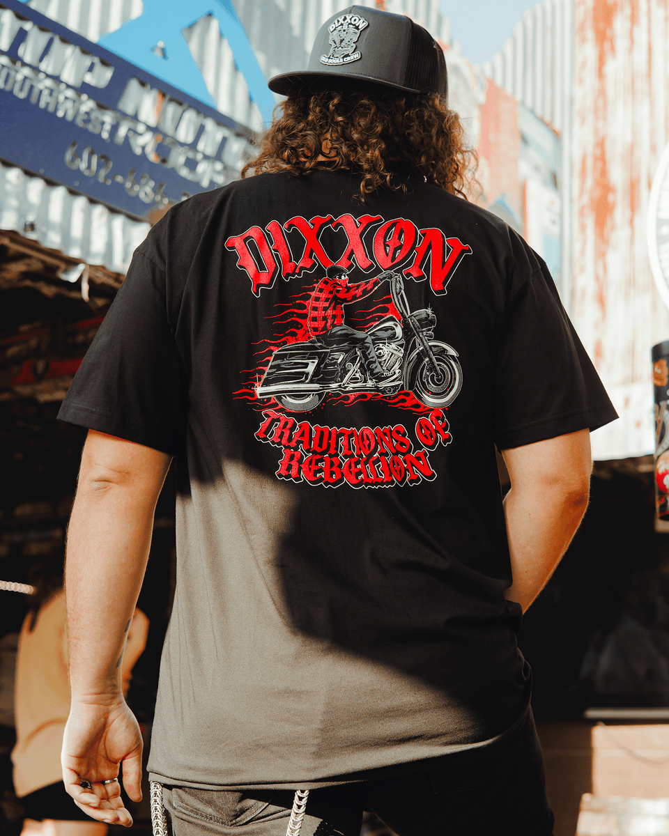 Red Rebellion T-Shirt - Black | Dixxon Flannel Co.