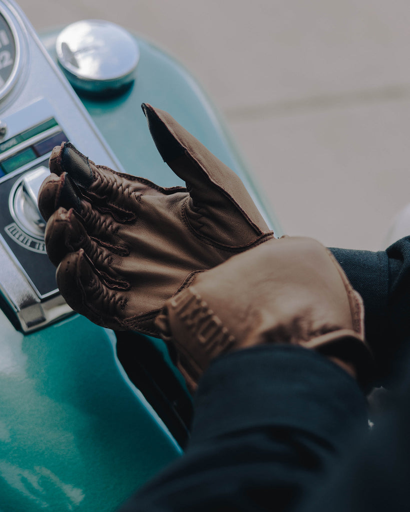 Roper Leather Moto Gloves - Brown | Dixxon Flannel Co.