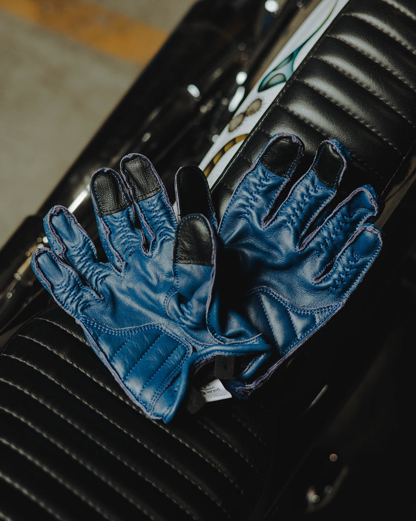 Roper Leather Moto Gloves - Steel | Dixxon Flannel Co.