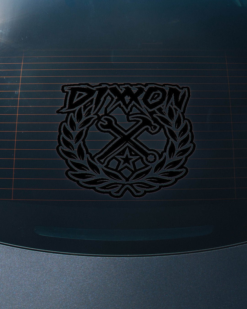 Party Crest Die Cut Sticker - 14" | Dixxon Flannel Co.