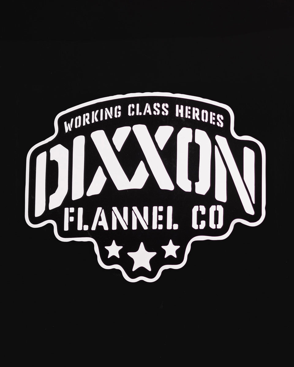 Stencil 12" Die Cut Sticker | Dixxon Flannel Co.