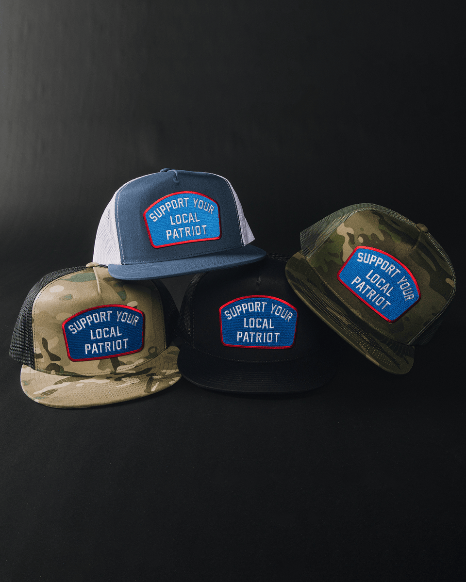 Support Your Local Patriot Flat Bill Trucker Snapback | Dixxon Flannel Co.
