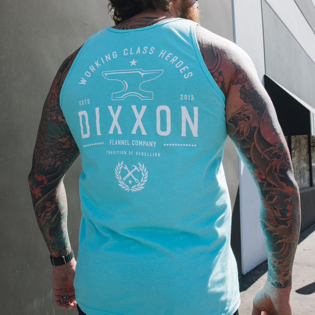 White Tradition Badge Tank - Tiffany | Dixxon Flannel Co.