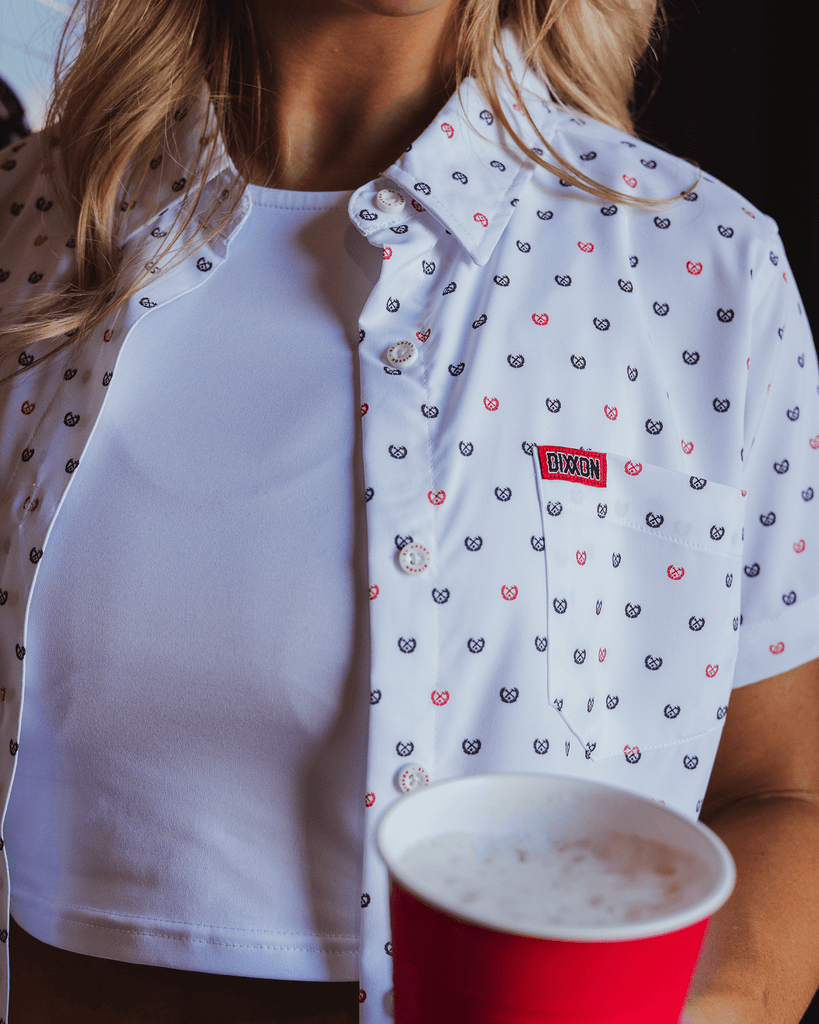 Women's Brochacho Short Sleeve - White | Dixxon Flannel Co.