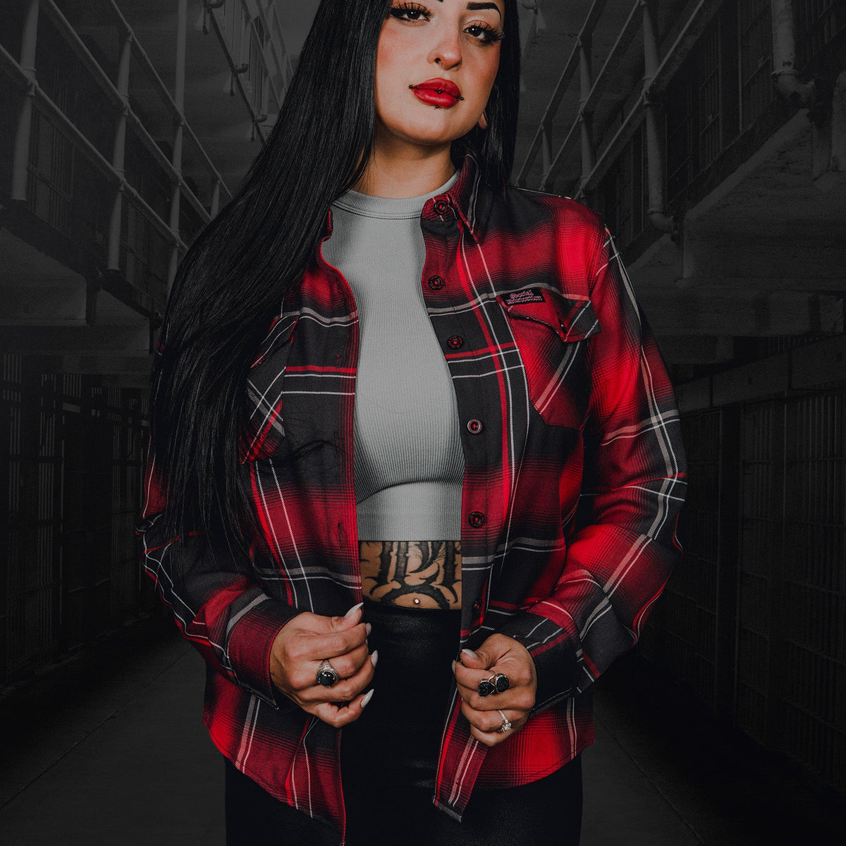 Women's Social Distortion Prison Bound Flannel | Dixxon Flannel Co.