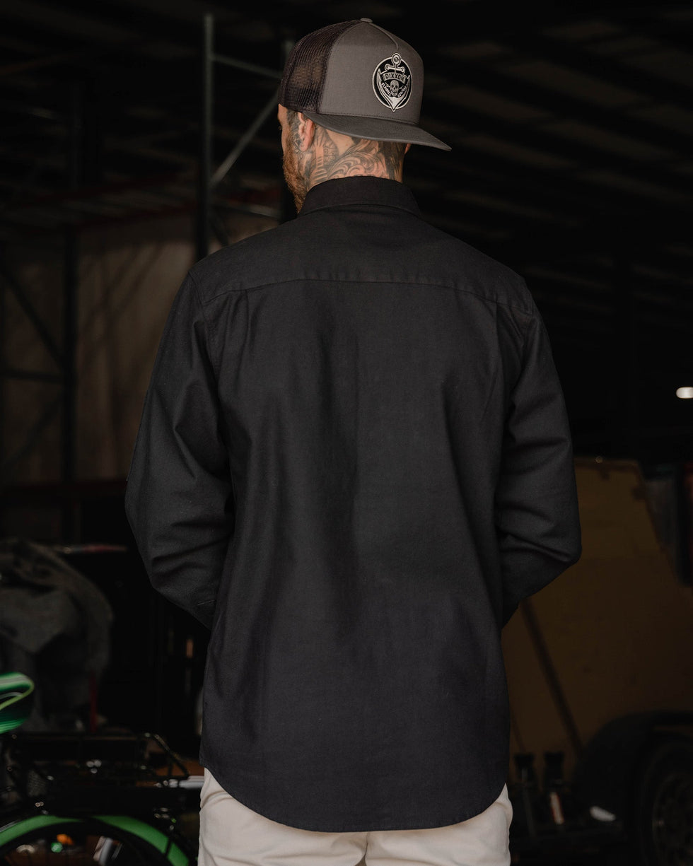Work Shirt Long Sleeve - Black | Dixxon Flannel Co.