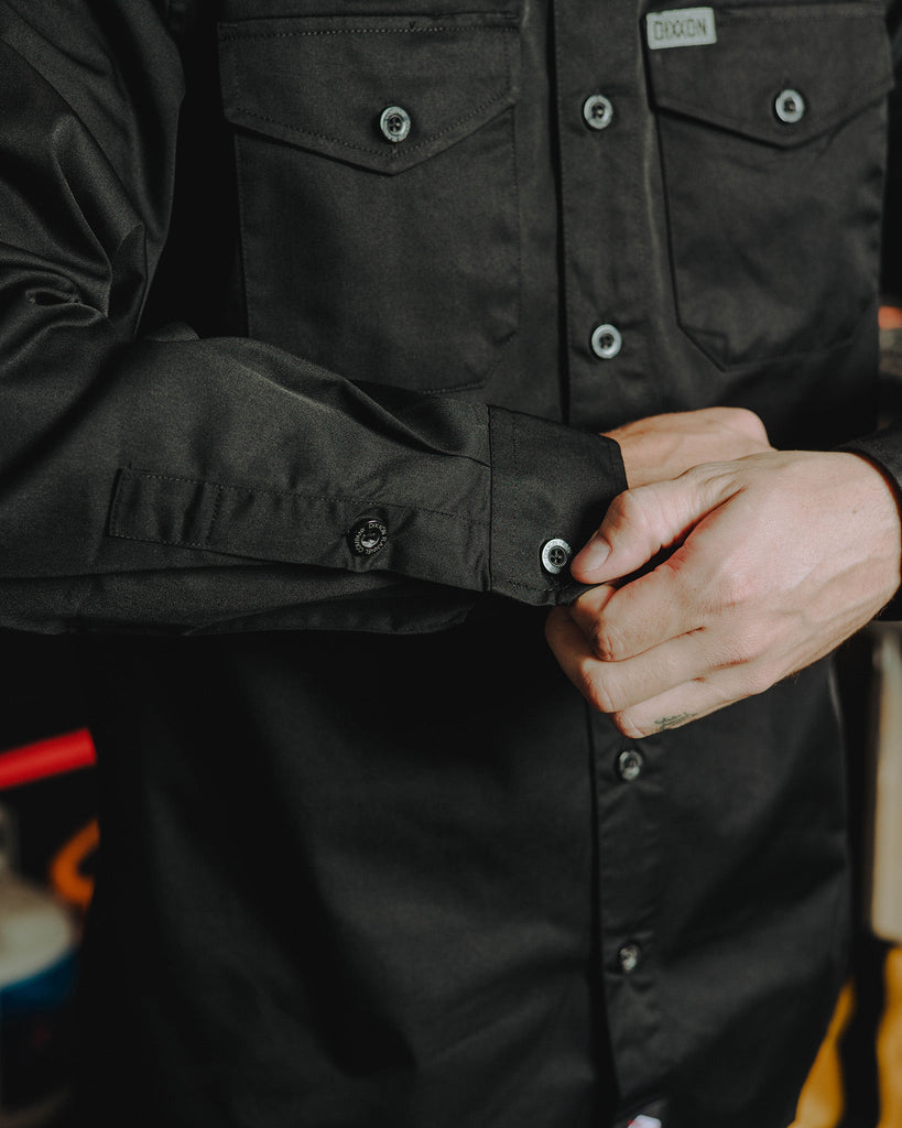 Men's WorkForce Long Sleeve Work Shirt - Black | Dixxon Flannel Co.
