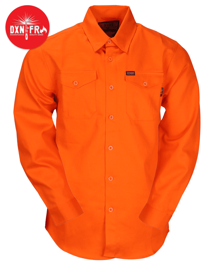 WorkForce FR Work Shirt - Orange | Dixxon Flannel Co.