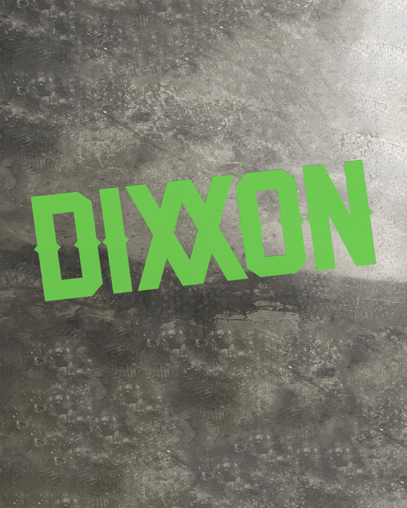 Dixxon 18" Die Cut Sticker | Dixxon Flannel Co.