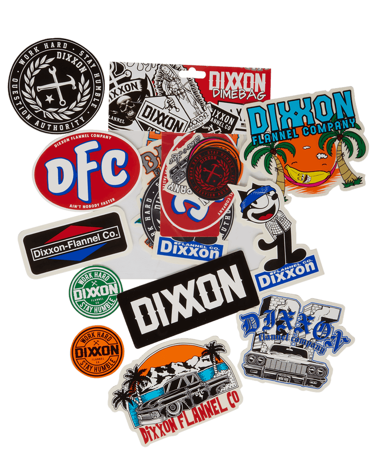 Dixxon Dimebag Sticker Pack | Dixxon Flannel Co.