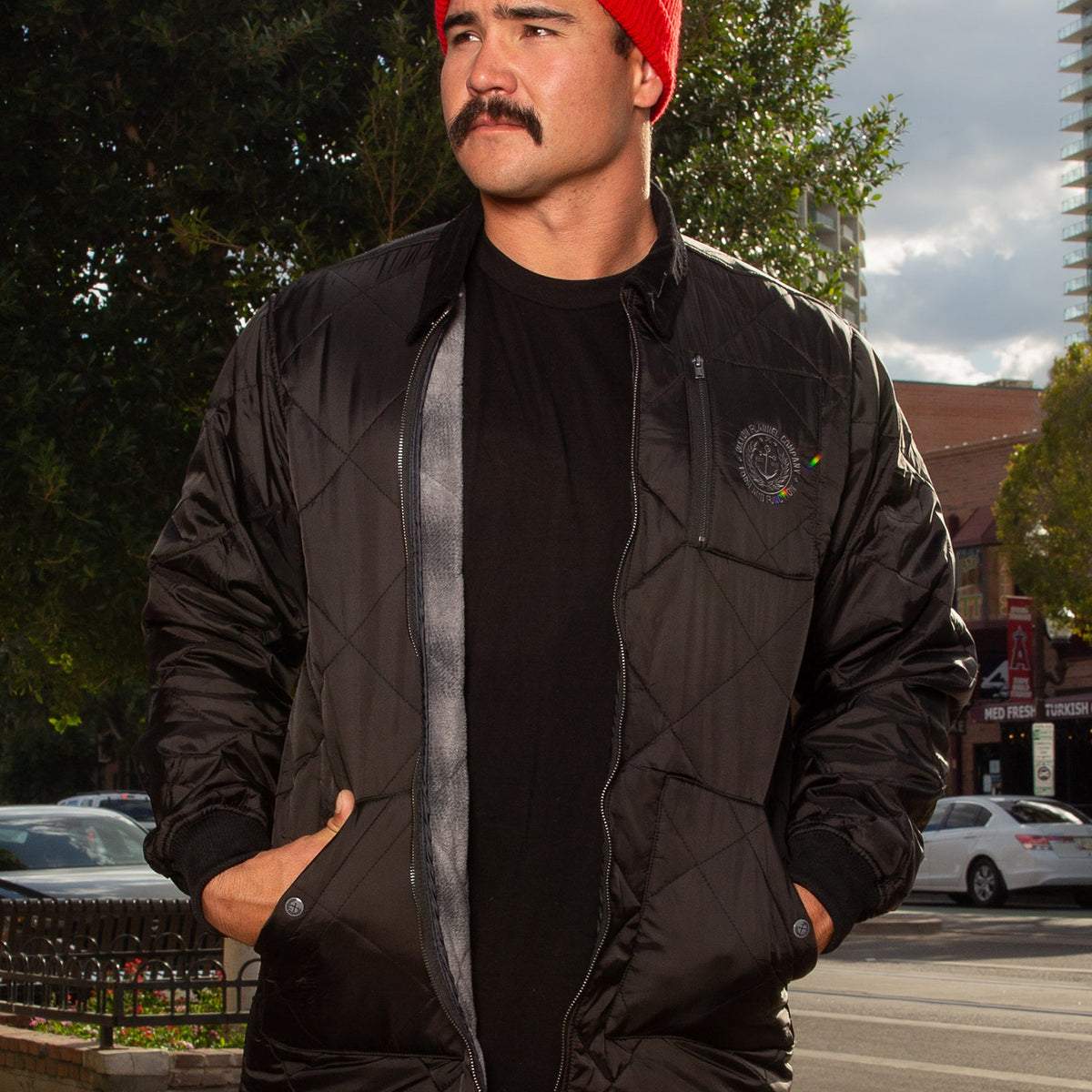 Men's Midnight Diamond Stitch Quilted Jacket | Dixxon Flannel Co.