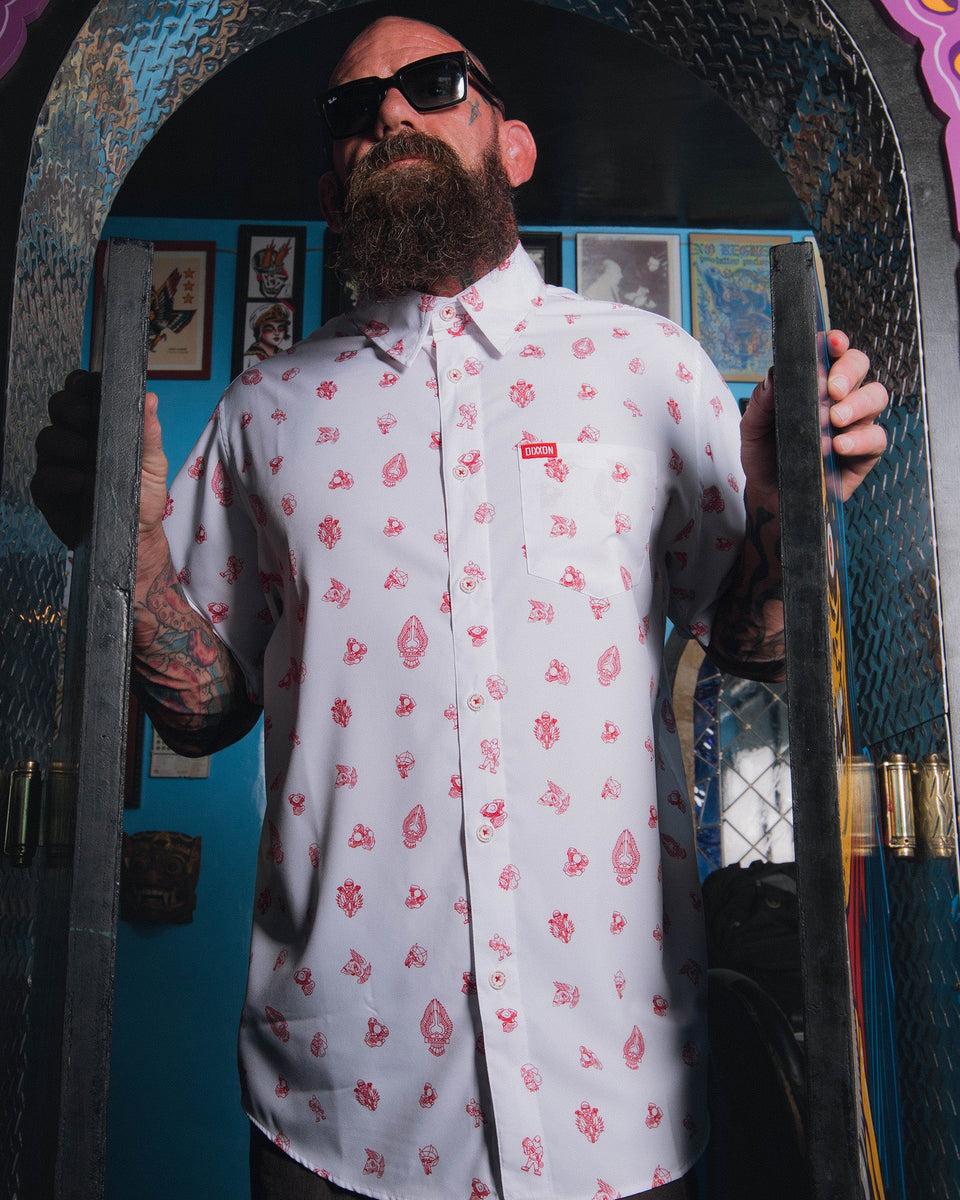 Men's Reaper Madness Short Sleeve - Red | Dixxon Flannel Co.