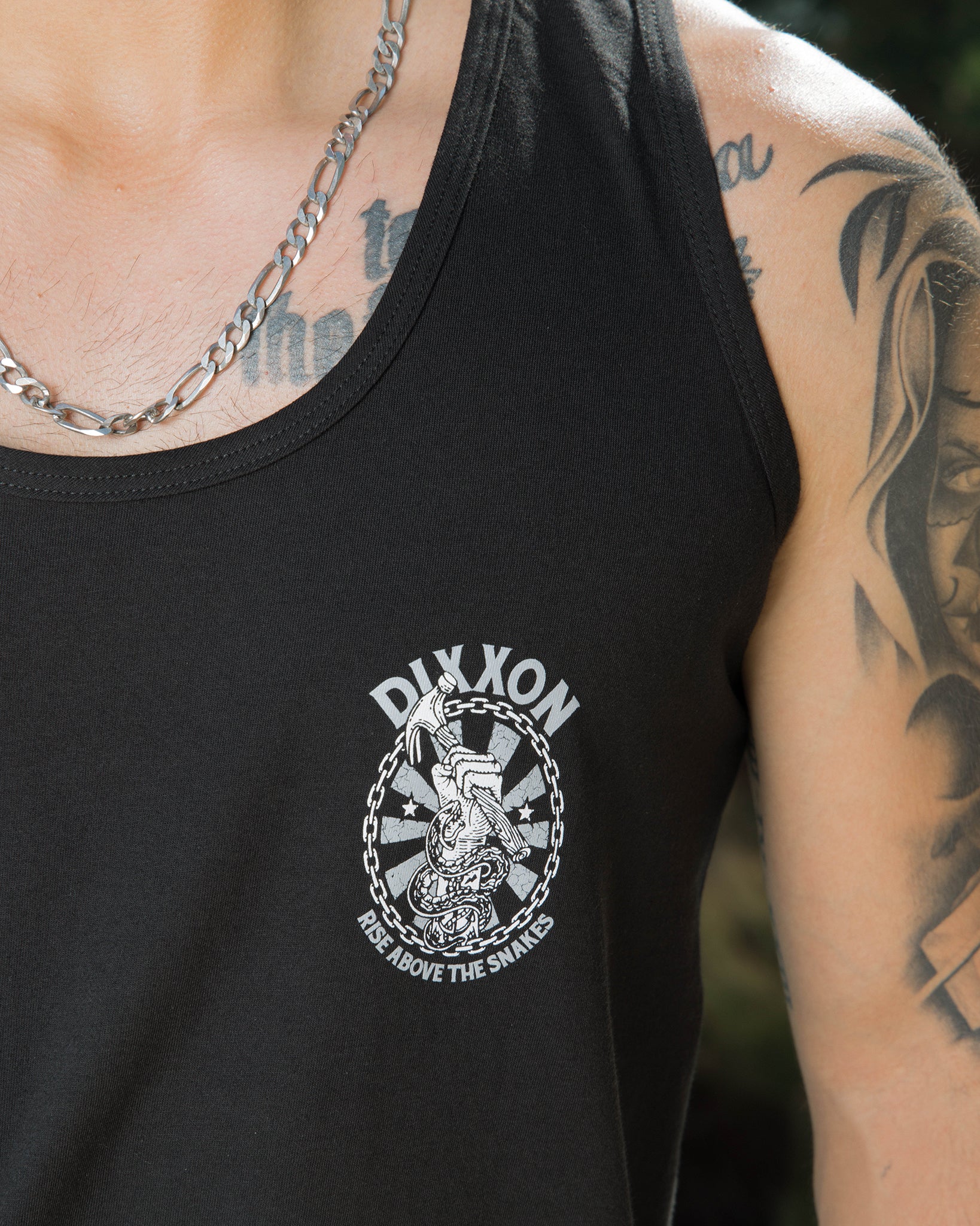 Men's Rise Above Tank - Black | Dixxon Flannel Co.