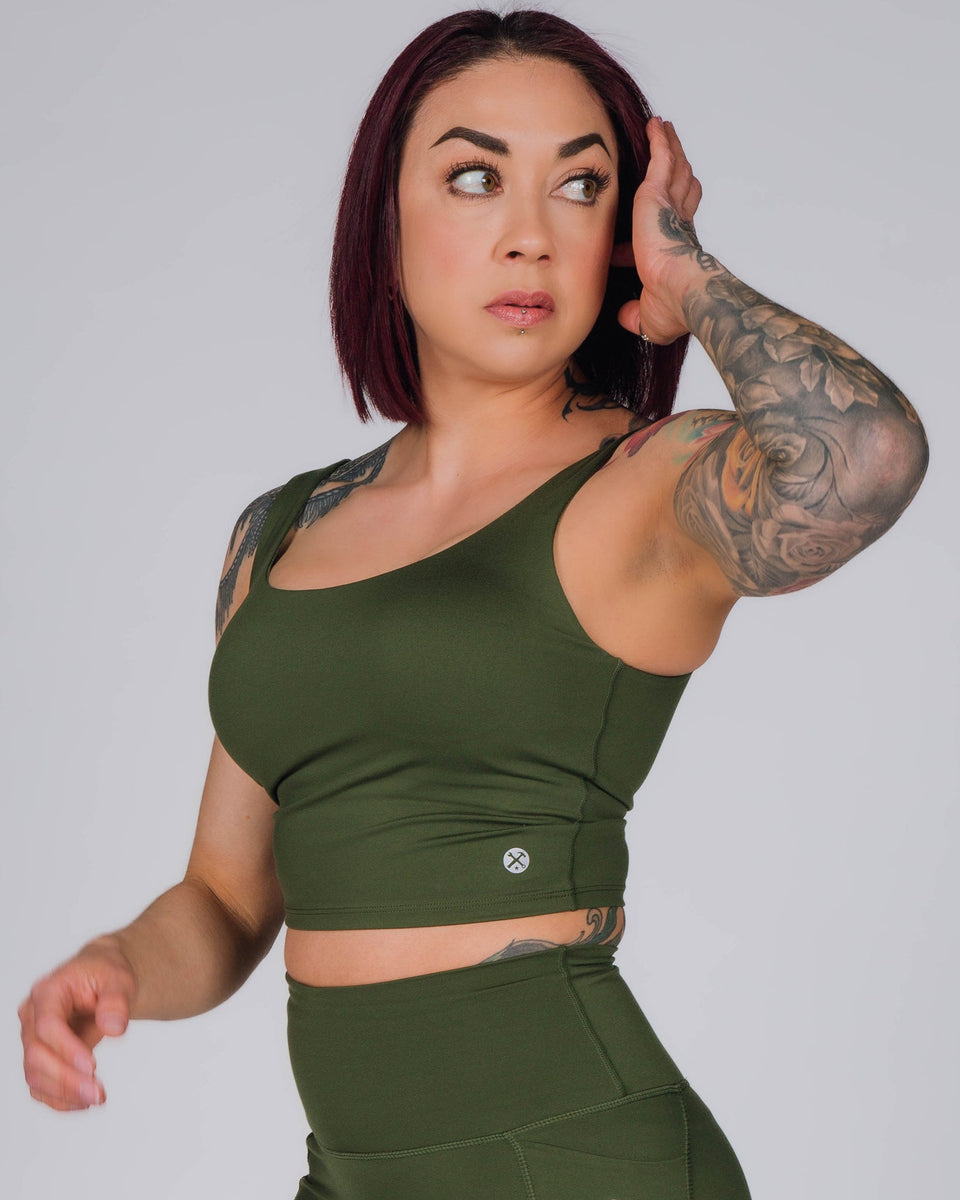 Women's Classic Crop Top - O.D. Green | Dixxon Flannel Co.