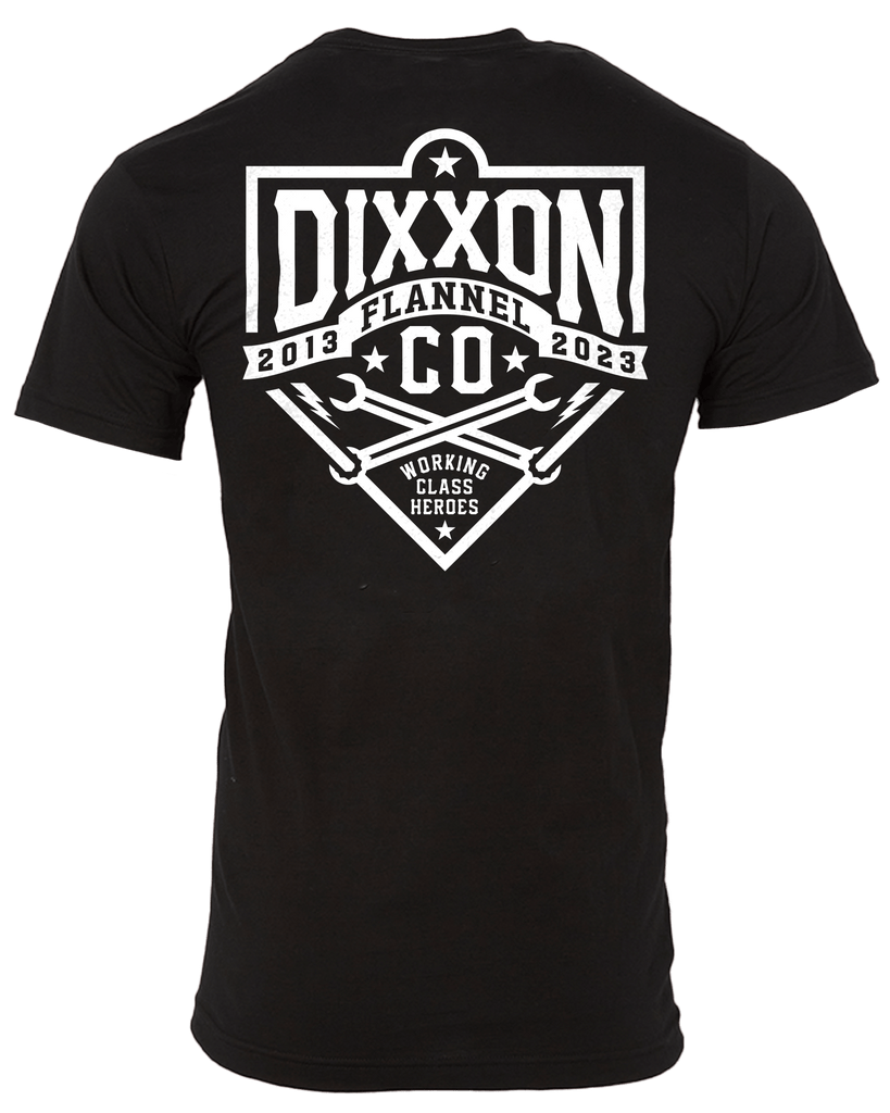 Working Class Heroes T Shirt Black And White Dixxon Flannel Co